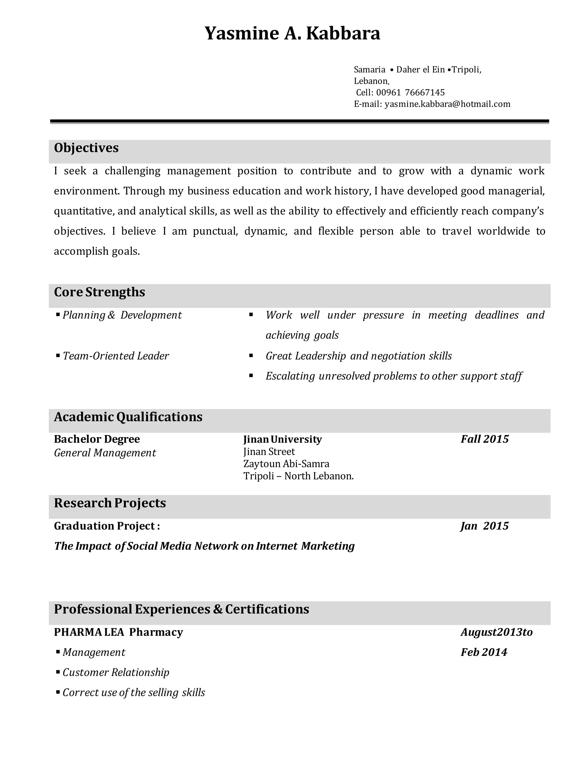 Yasmine.A kabbara | DOCX