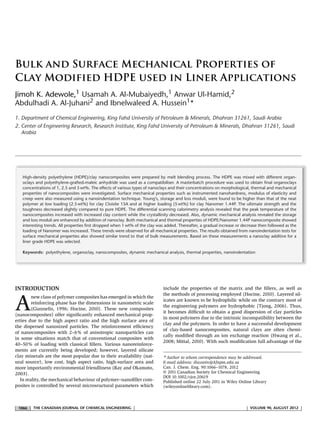 1Adewole2011 Mechanical Properties of HDPE clay liner.pdf