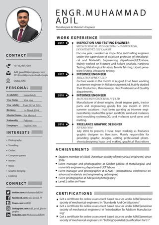 Adil Javed Resume | PDF