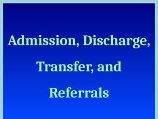1 Admission 1 Discharge to hospital, 2024.pptx