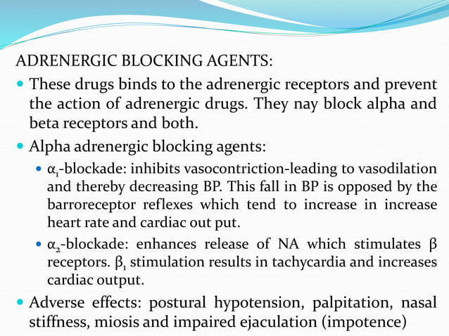 1) ADRENERGIC AND ADRENERGIC BLOCKING DRUGS.ppt
