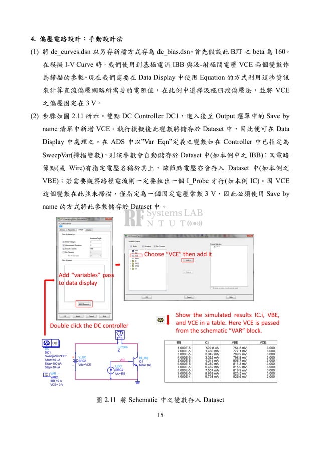 Agilent ADS 模擬手冊 [實習1] 基本操作與射頻放大器設計 | PDF | Digital Audio | Computer Software and Applications