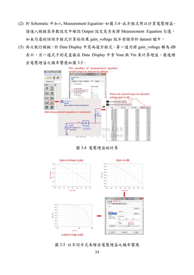 Agilent ADS 模擬手冊 [實習1] 基本操作與射頻放大器設計 | PDF | Digital Audio | Computer Software and Applications
