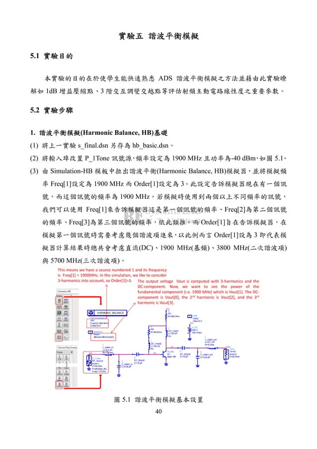 Agilent ADS 模擬手冊 [實習1] 基本操作與射頻放大器設計 | PDF | Digital Audio | Computer Software and Applications