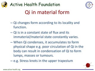 Vital Substances Qi | PPSX | Holistic Health | Alternative Medicine