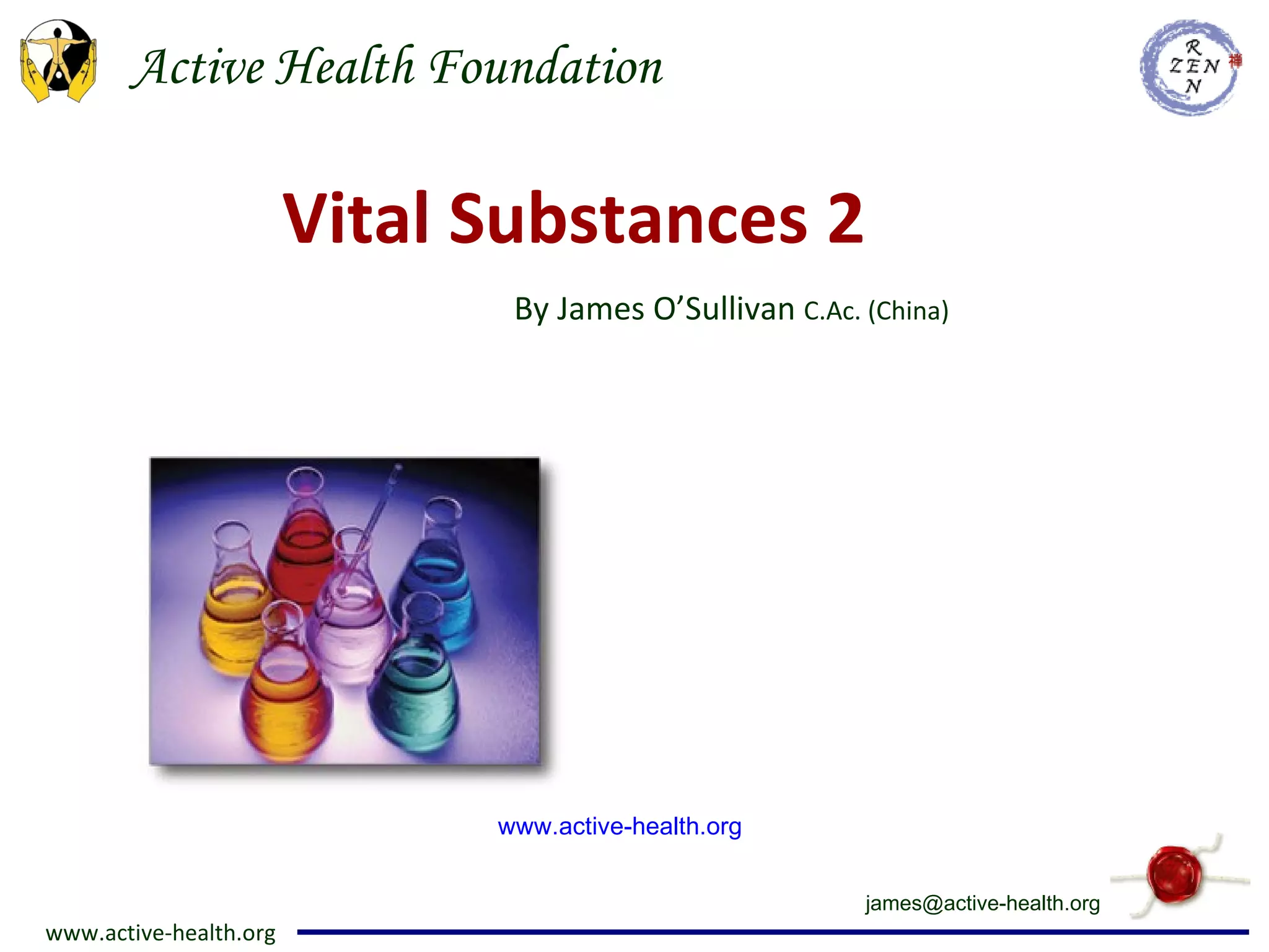 Vital Substances Blood | PPT