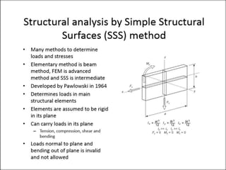 Analysis and selection of body member sections, Body subframe and ...