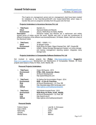 Anand S - Latest - new - Dec 2015 | DOC