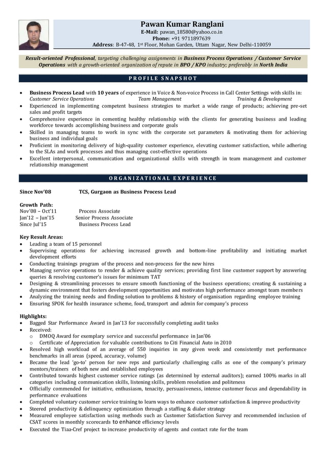 Pawan's resume | PDF