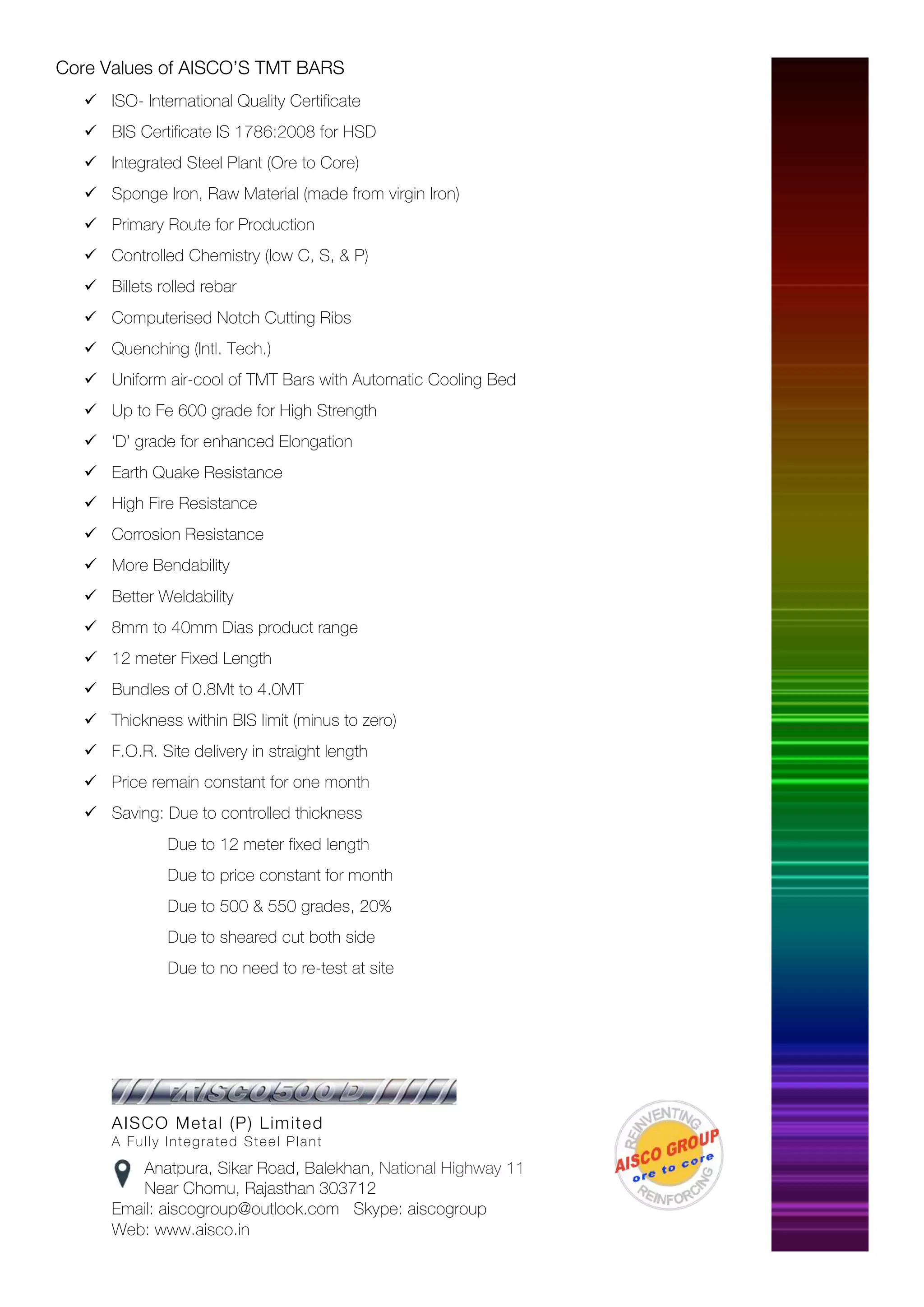 aisco profile.compressed | PDF | Chemistry | Science