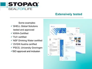 STOPAQ presentation Generic broad | PDF