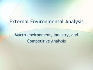 1a external environment | PPTX