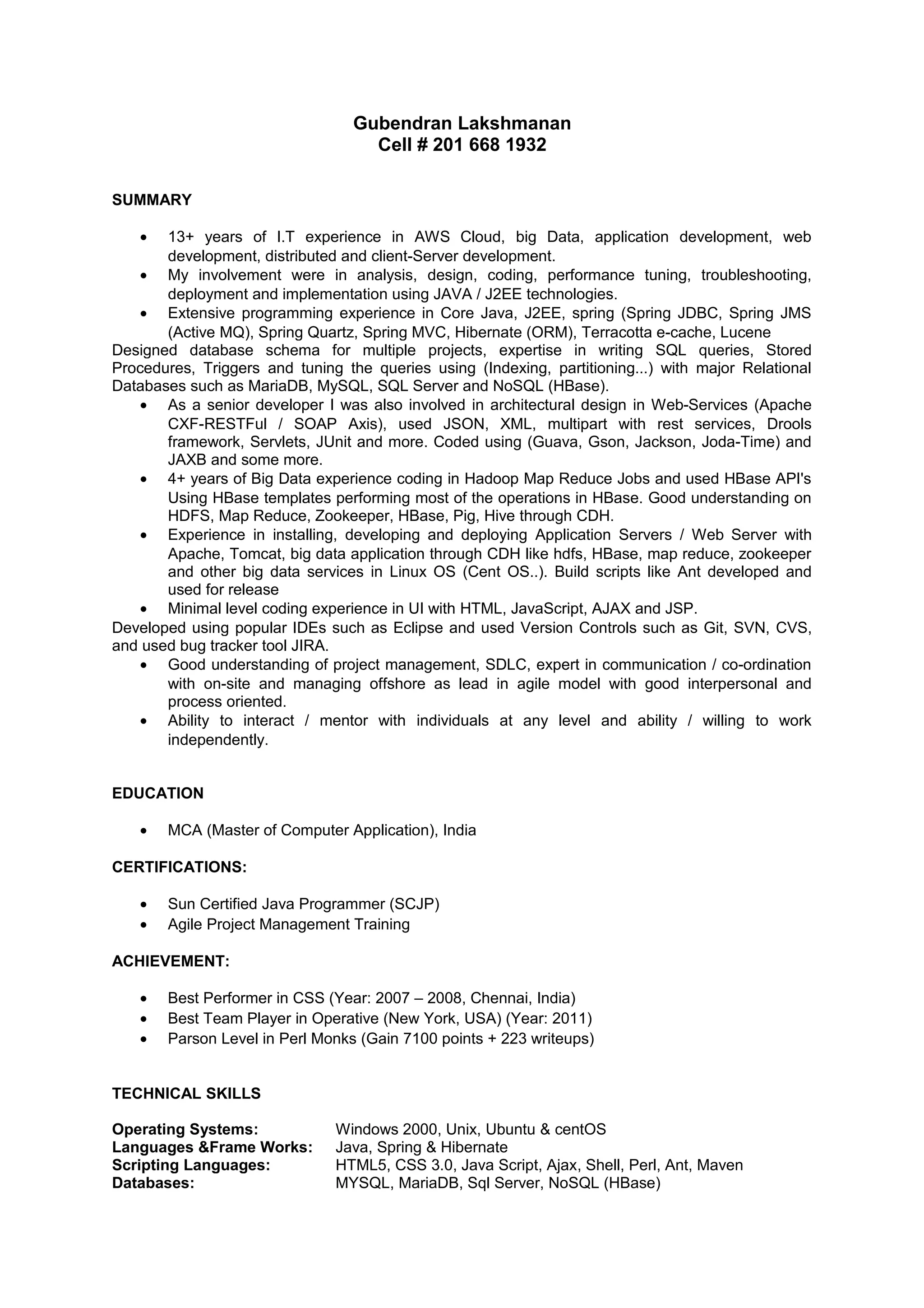 Gubendran Lakshmanan | DOC