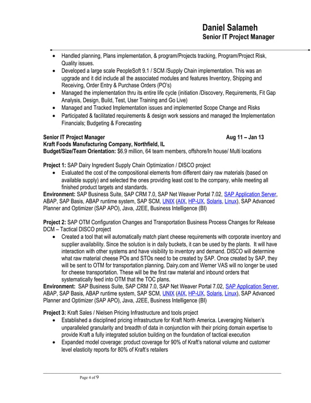 Dan Salameh resume shrt vers v1.98_d98.DOC