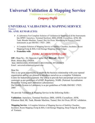 Universal Profile. | PDF
