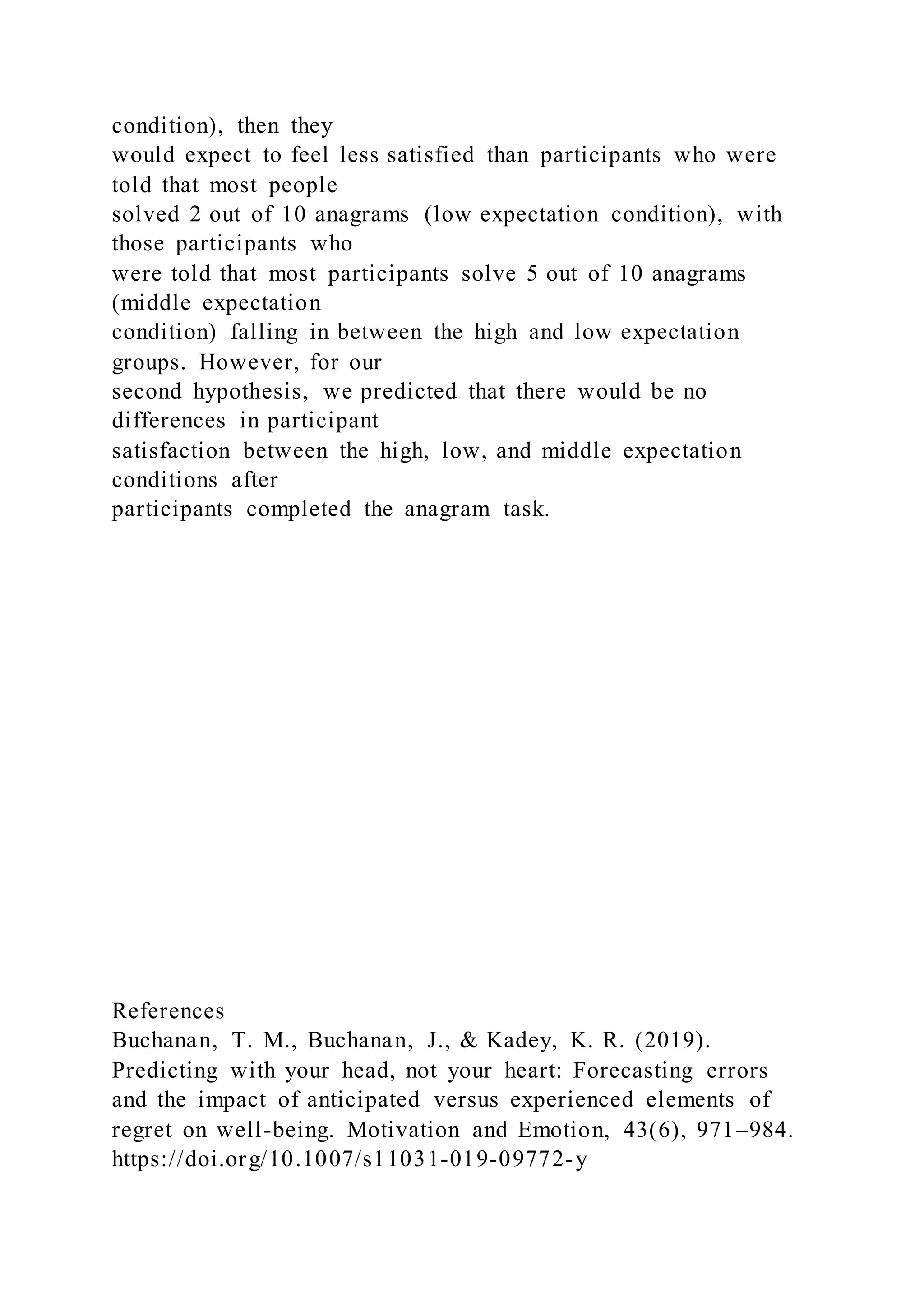 1AFFECTIVE FORECASTINGAFFECTIVE FORECASTING | DOCX