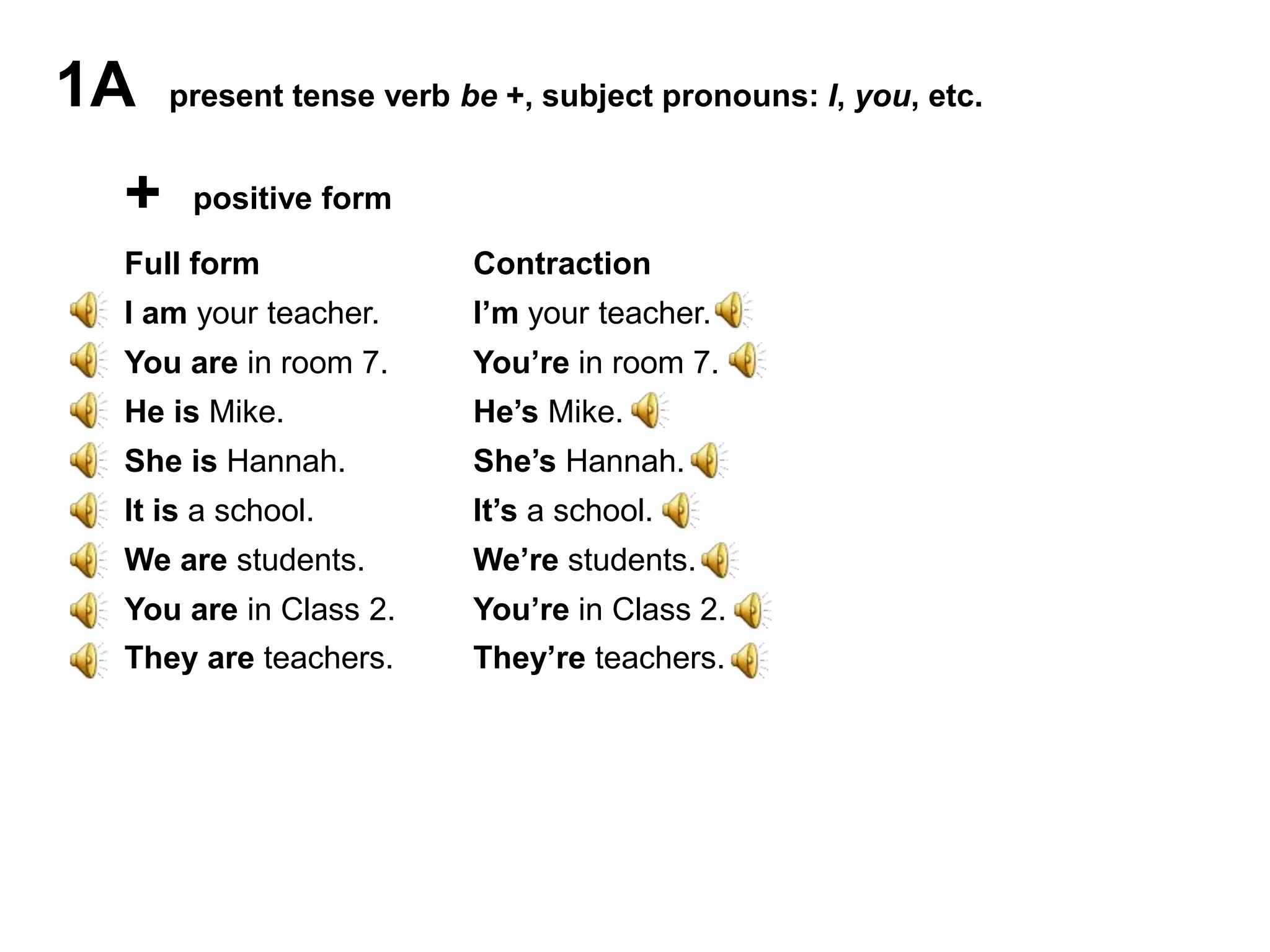 To Be - positive, negative, questions | PPSX