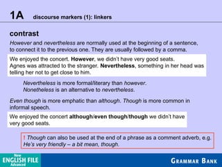 grammar bank esl explanations and examples | PPT