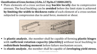 1a iii classification of cross section for rolled sections | PDF