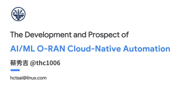 AI/ML O-RAN Cloud-Native Automation | PDF | Cloud Computing | Internet