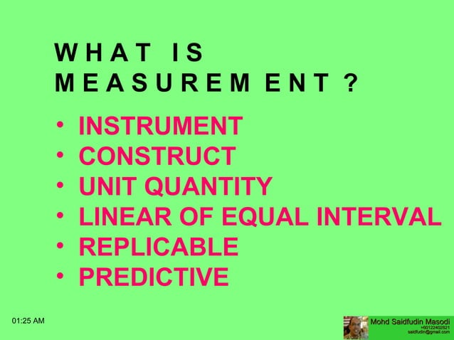 1a Introduction To Rasch Measurement Model Msm | PPT