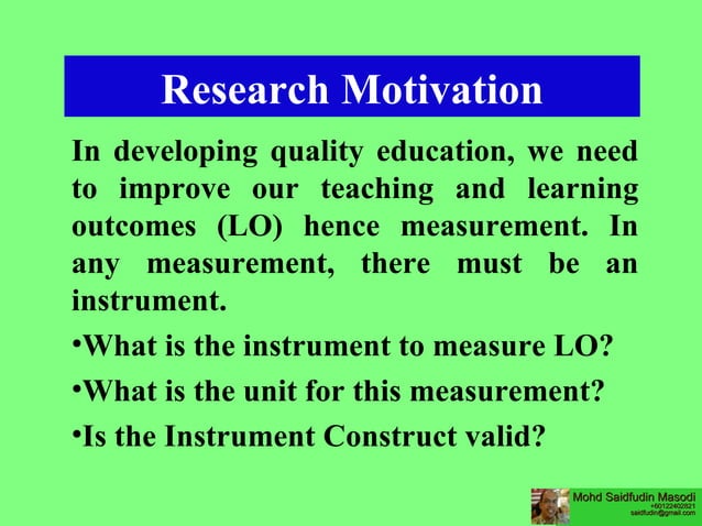 1a Introduction To Rasch Measurement Model Msm | PPT