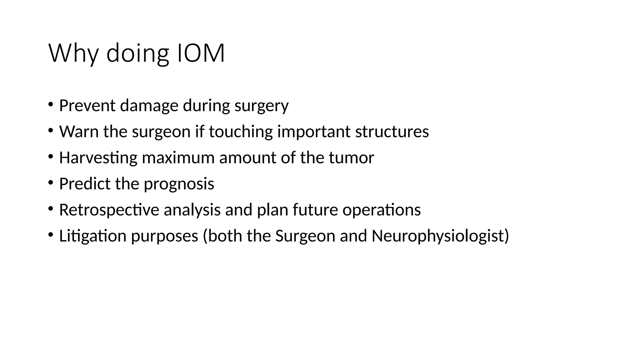 Multi model Intra operative neuromonitoring | PPTX