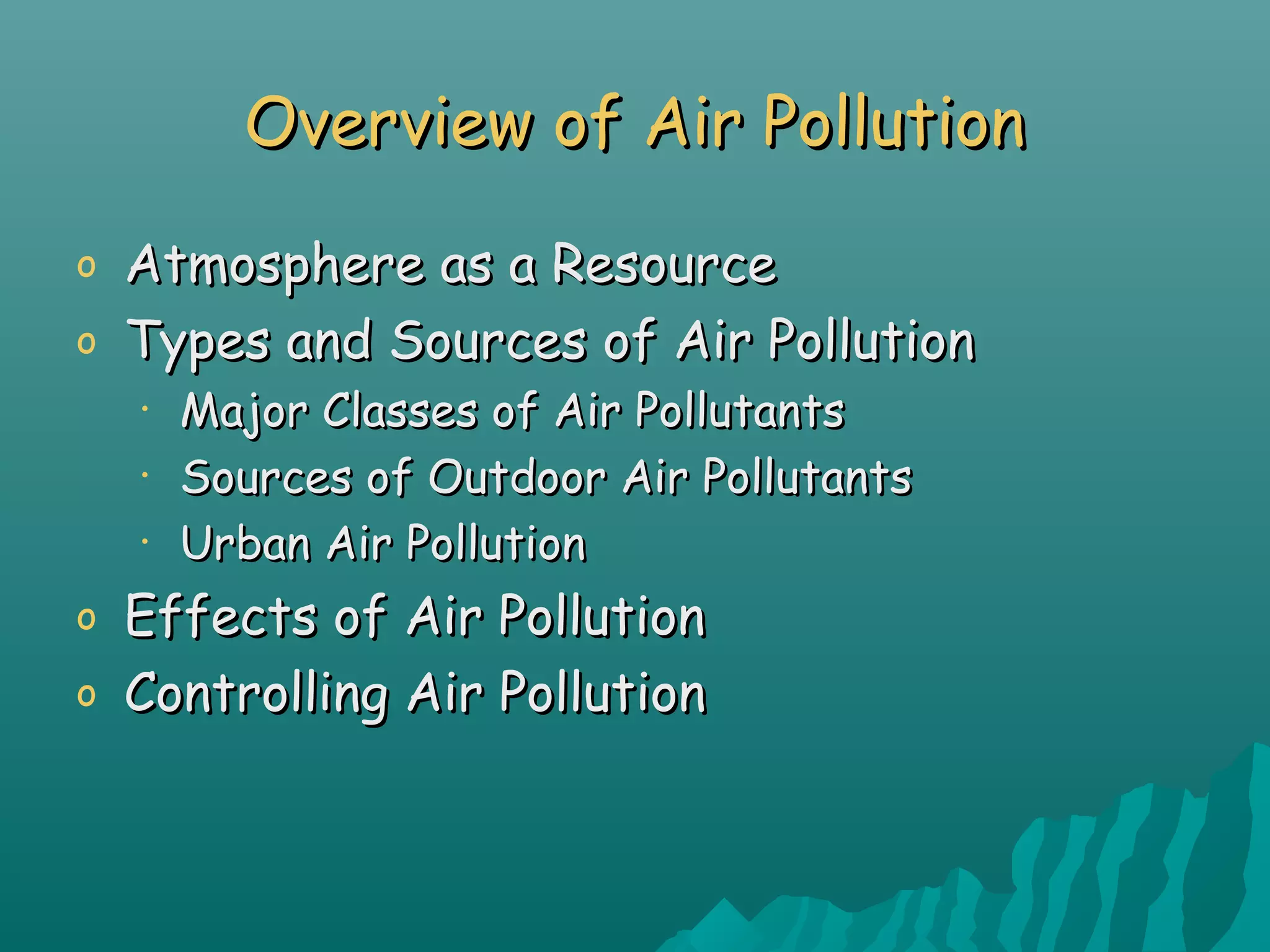 Air pollution | PPT