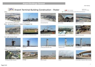 Airport Buildings & Structures Construction | PDF