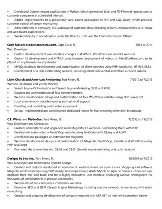 Albert Dickey's Resume | PDF