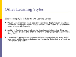 Learningstyles | PPT