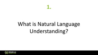 Apache Spark NLP: Extending Spark ML to Deliver Fast, Scalable & Unified Natural Language ...