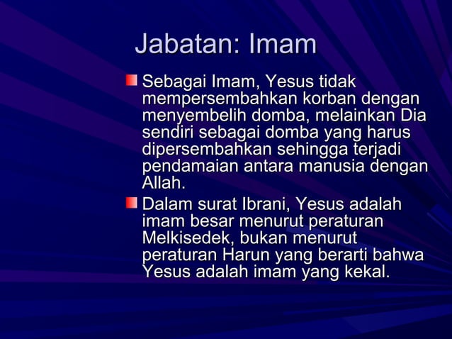 Pengajaran Dasar GBI | PPT