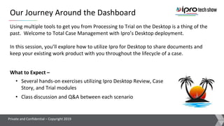 Total Case Management with Ipro’s Solution on Desktop | PPTX