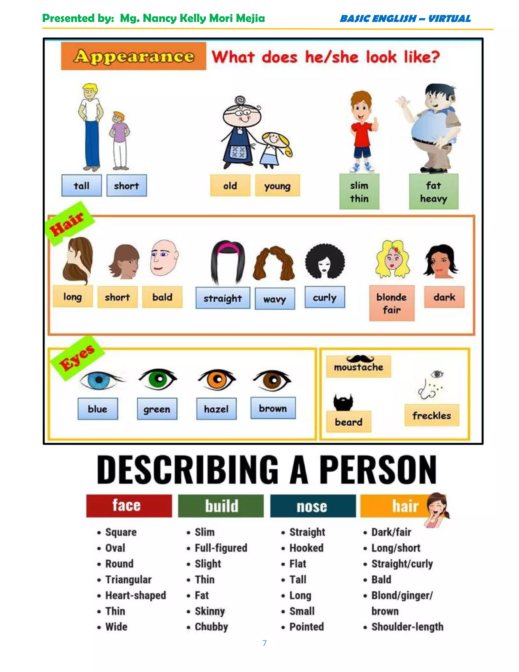 1 alphabet physical appearance- personality | PDF