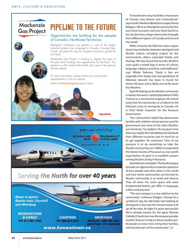 New polar mosque: Canada's Arctic Muslims establish roots | Above ...