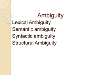 1 Ambiguity.pptx | Technology & Computing
