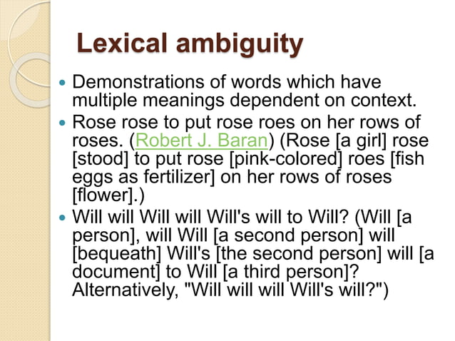 1 Ambiguity.pptx | Technology & Computing