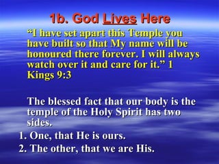 1 Am Gods Temple | PPT