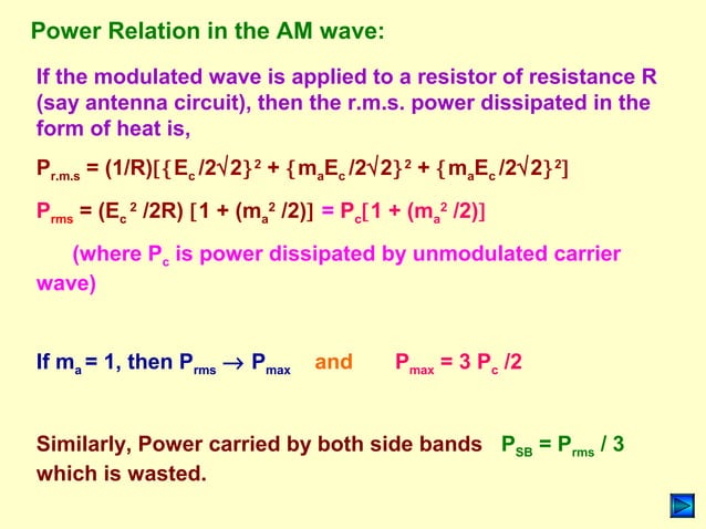 Communication - Amplitude Modulation Class 12 Part-1 | PPT