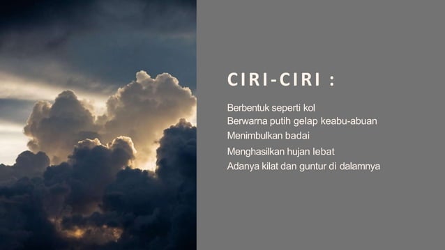 PROSES PEMBENTUKAN AWAN CB | PPTX