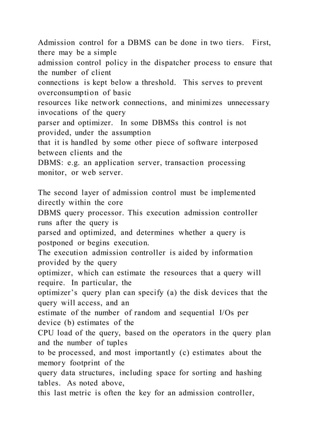 1 Anatomy of a Database System Joseph M. Hellerstein and | PDF