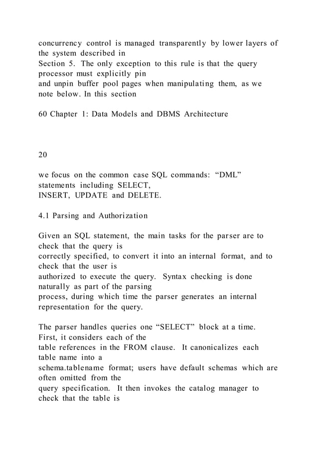 1 Anatomy of a Database System Joseph M. Hellerstein and | PDF