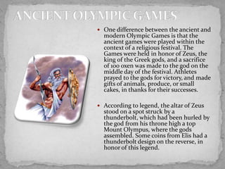 Ancient Olympic Games | PPTX