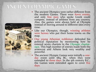 1 ancient olympic games | PPT