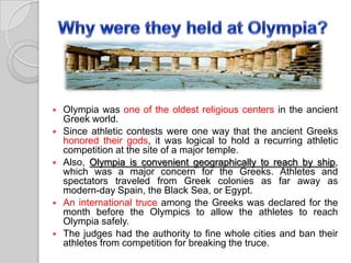 1 ancient olympic games | PPT
