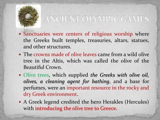 Ancient Olympic Games 2015 | PPTX