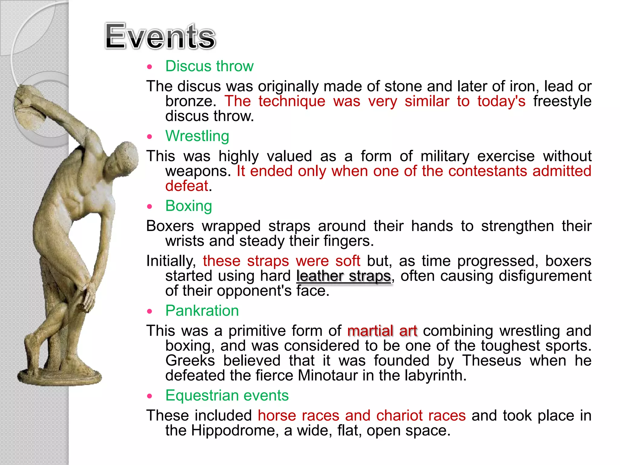 Power point ancient olympic games | PPTX