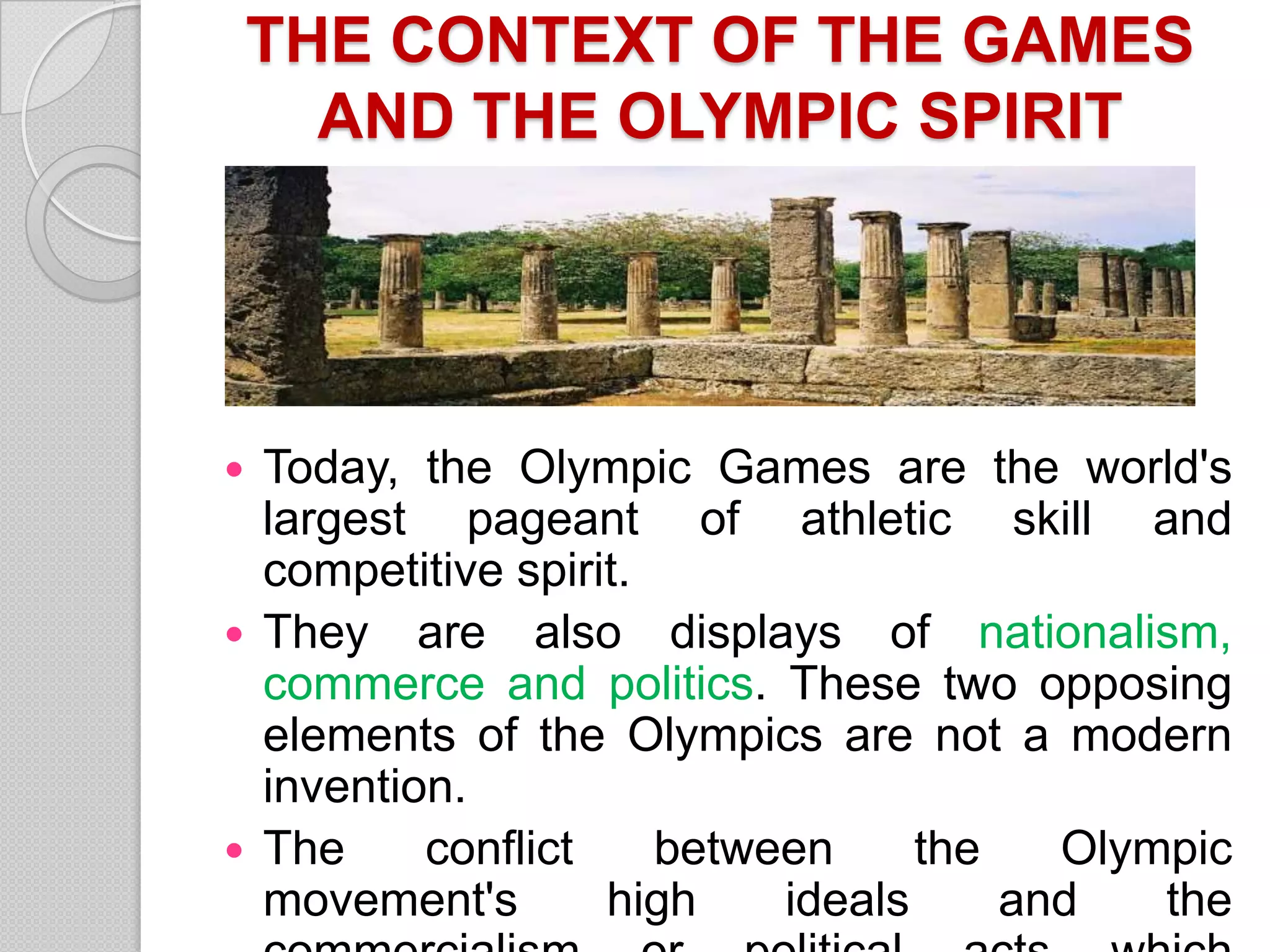 Power point ancient olympic games | PPTX