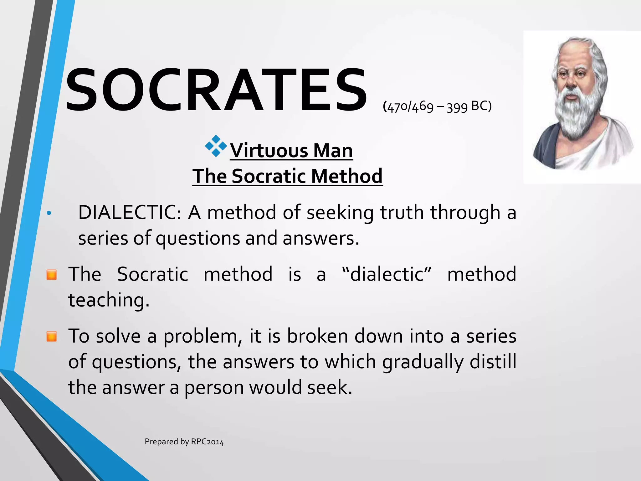 TRIUMVIRATE; SOCRATES PLATO ARISTOTLE | PPTX